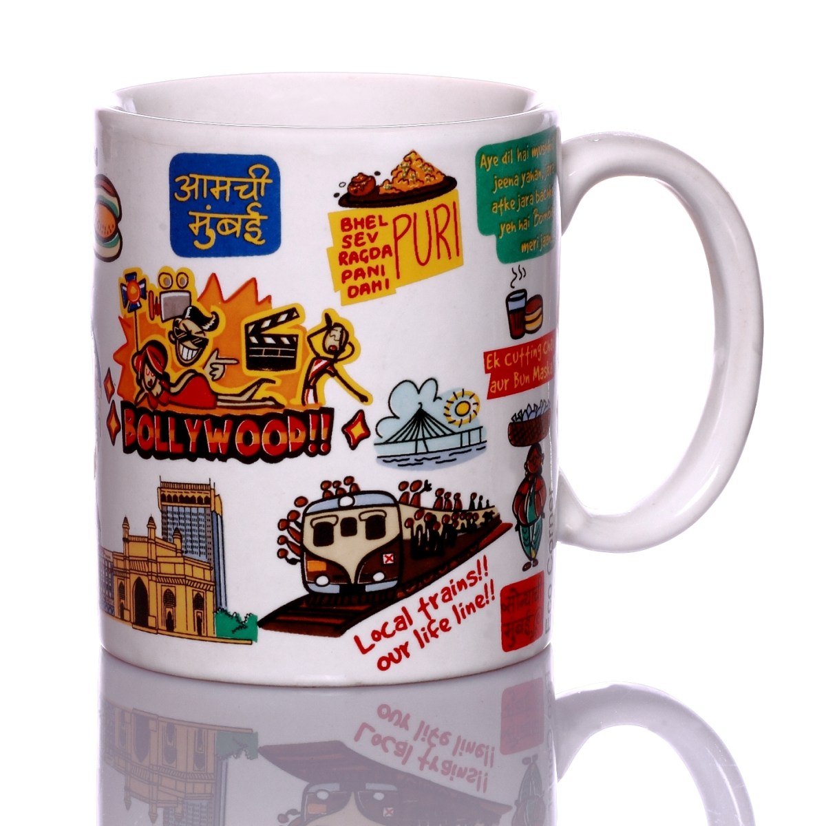 Mumbai Ceramic Mug – EcoCornerIndia